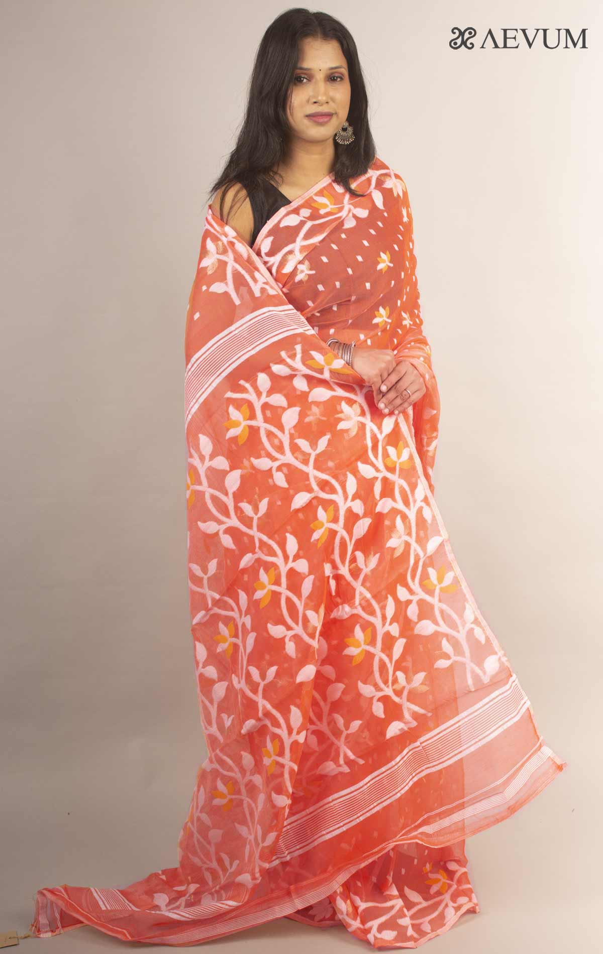 Soft Dhakai Jamdani By Aevum - 11849 – AEVUM