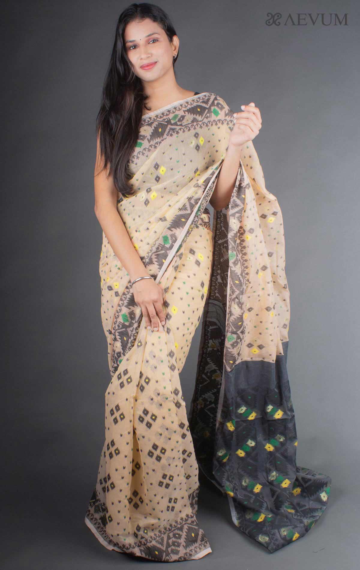 Bangladeshi Style Jamdani Saree - 6439 – AEVUM