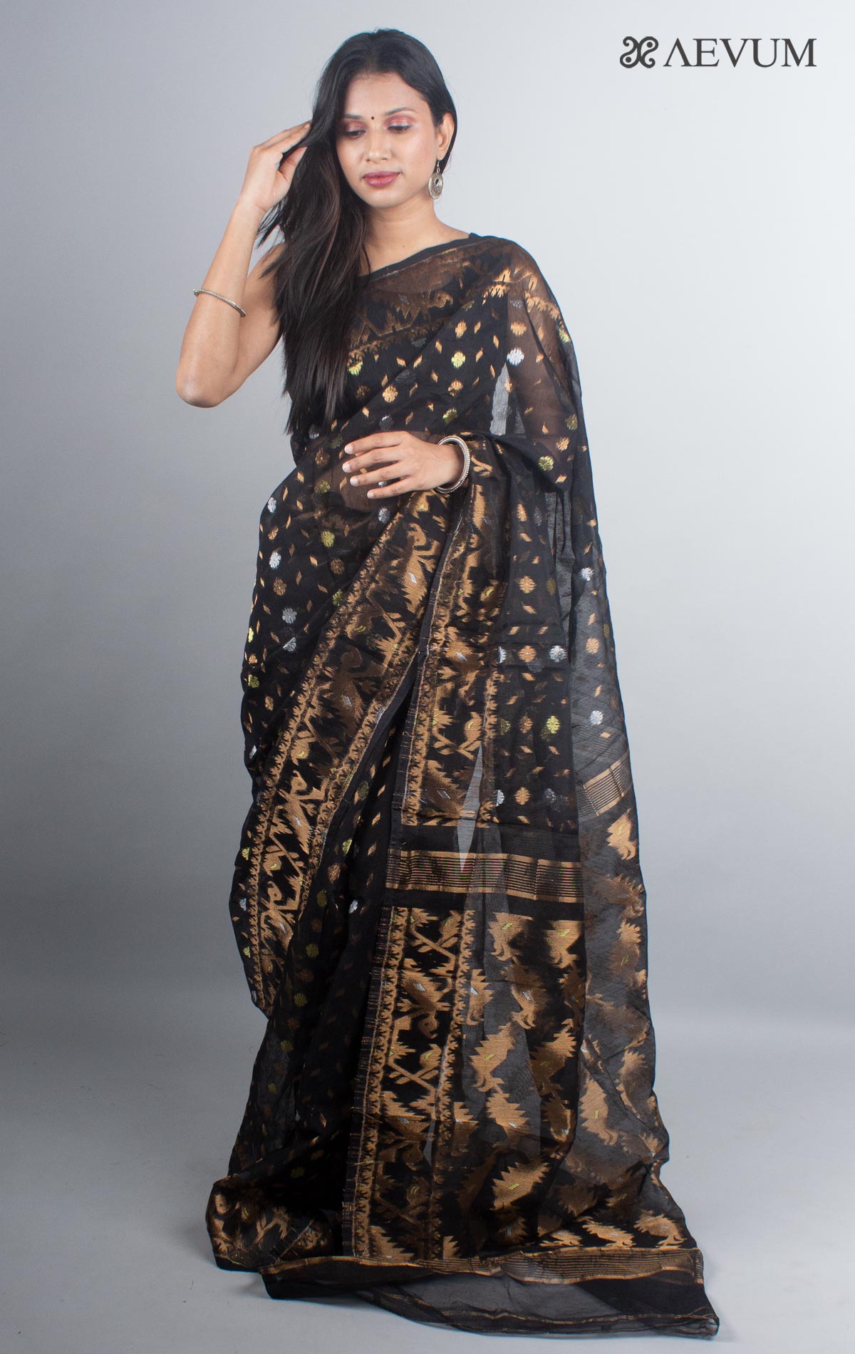 Bangladeshi Style Zari Jamdani Saree - 4747 – AEVUM
